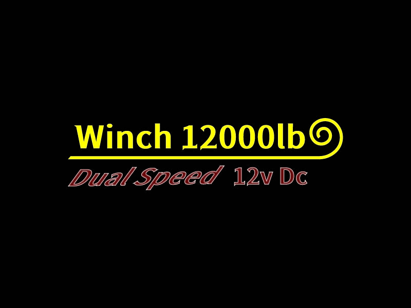 12000LB DUAL SPEED WINCH 12V DCLOGO设计 - LOGO123